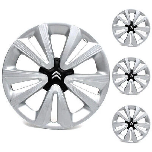 SET 4X ENJOLIVEUR De Roue Original 16'' Citroen C3 Picasso 9406.J1 Neuf ...