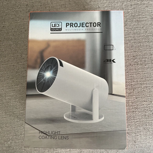 BRAND NEW LED Source 4K Projector Ultra HD Projector White £31.88 ...