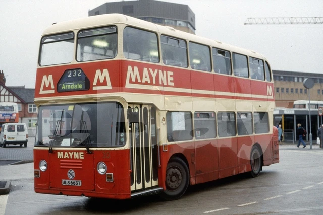 BUS PHOTO - Mayne (Manchester) ULS663T Leyland Fleetline ex Kelvin ...