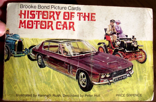 HISTORY OF THE Motor Car - Brooke Bond Tea Cards in Album 1968 £2.99 ...