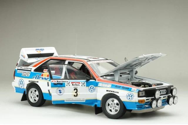 SUNSTAR AUDI QUATTRO A2 #3 Recalde/Buono 3° Marlboro Rally 84 1/18 ...