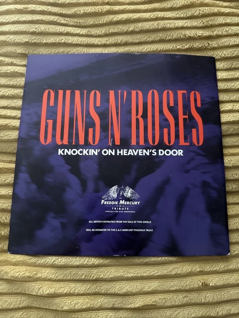 GUNS N' ROSES Knockin' On Heaven's Door Vinyl Record Single 7" Geffen 1992 £8.95 - PicClick UK