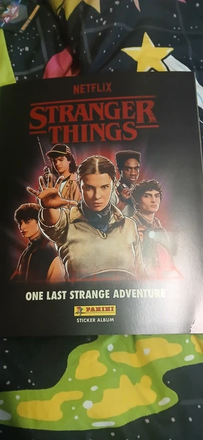 PANINI EMPTY STICKER album Stranger Things One Last Strange Adventure £ ...