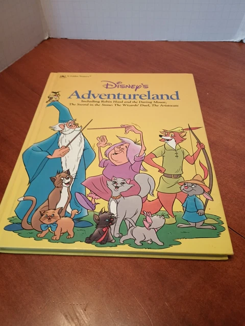DISNEY’S ADVENTURELAND: ROBIN Hood Sword in the Stone & Aristocats HC ...