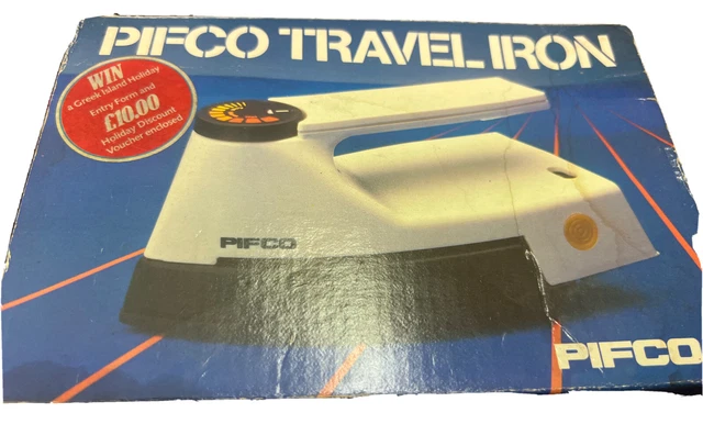 VINTAGE PIFCO TRAVEL Iron, Dual Voltage 120/240V - Non Stick Base ...