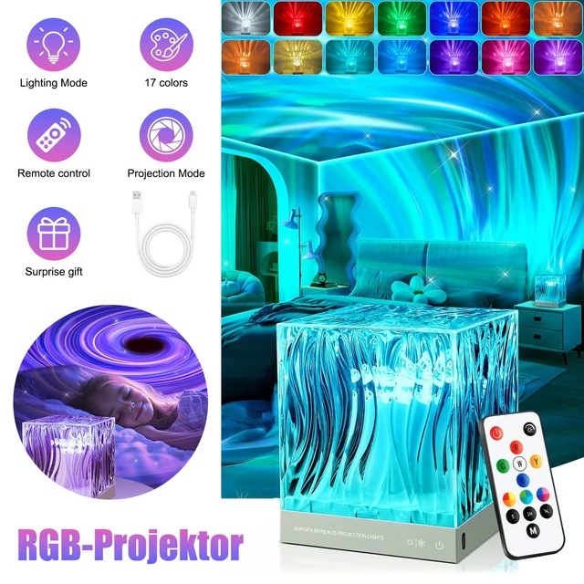 NIGHT LIGHT PROJECTOR 54 Lighting Modes Ceiling Projector Mood Light ...