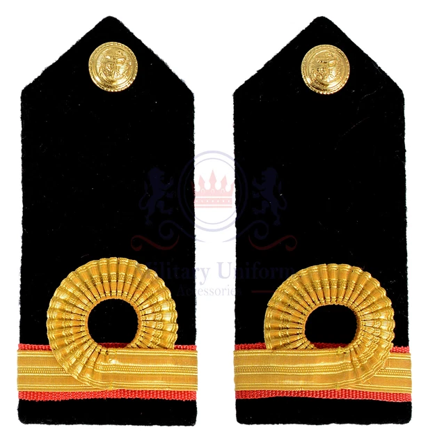 ROYAL NAVY MEDICAL Surgeon Lieutenant Rank Shoulder Board Epaulette ...