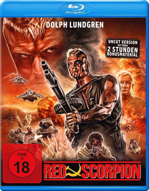 RED SCORPION (UNCUT) (Blu-ray) Lundgren Dolph Walsh M. Emmet White Al ...
