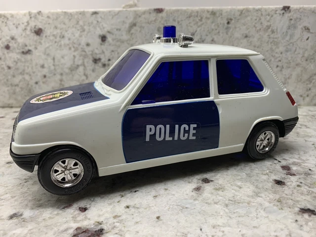 PLASTIC RENAULT 5 Police Car By Star Toys Hong Kong £35.99 - PicClick UK