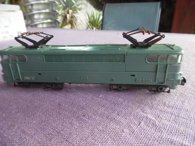 TRAIN ELECTRIQUE ECHELLE Ho Loco Motrice Jouef Bb 9201 Verte Sncf Be EUR 19,99 - PicClick IT