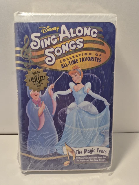 DISNEYS SING ALONG Songs The Magic Years (VHS, 1997) Brand New Sealed £ ...