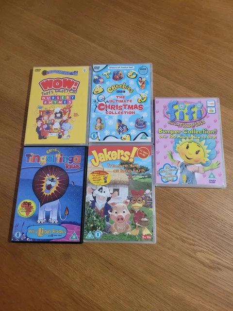 CHILDRENS DVD BUNDLE 5 x DVDs Cbeebies Childrens TV £12.92 - PicClick UK