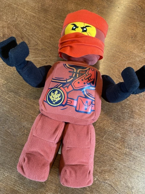 LEGO NINJAGO KAI Ninja Warrior Plush Character Red Stuffed Plush Doll ...