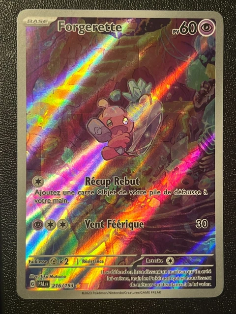 CARTE POKÉMON FORGERETTE 216/193 - AR - PAL Evolution a Paldéa EV02 FR ...