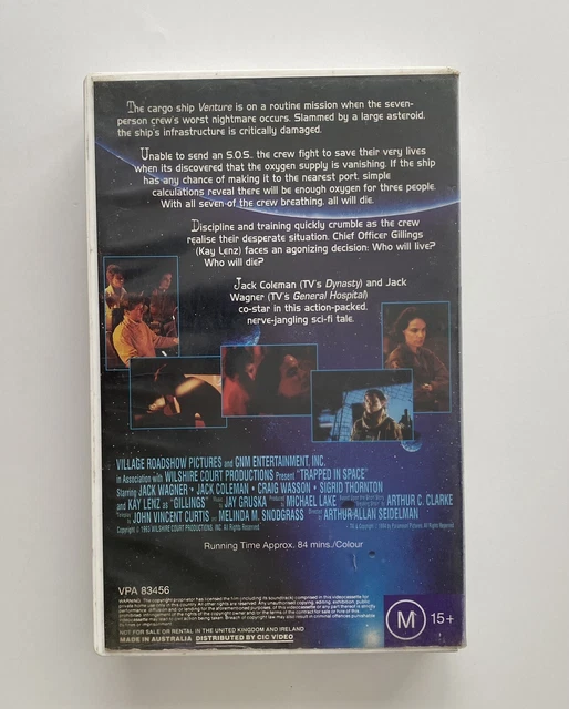 TRAPPED IN SPACE [VHS] CIC Taft Video Big Box Ex-Rental Tape 1994 Sci ...