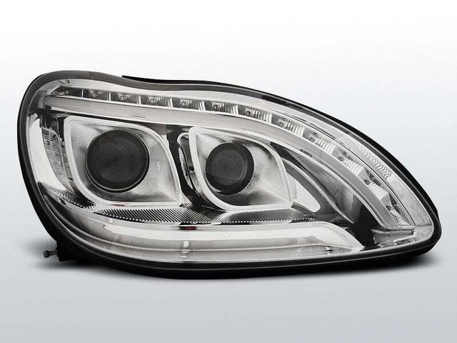 OFFER PAIR HEADLIGHTS LED DRL Look pour Mercedes W220 S-CLASS 98-05 ...