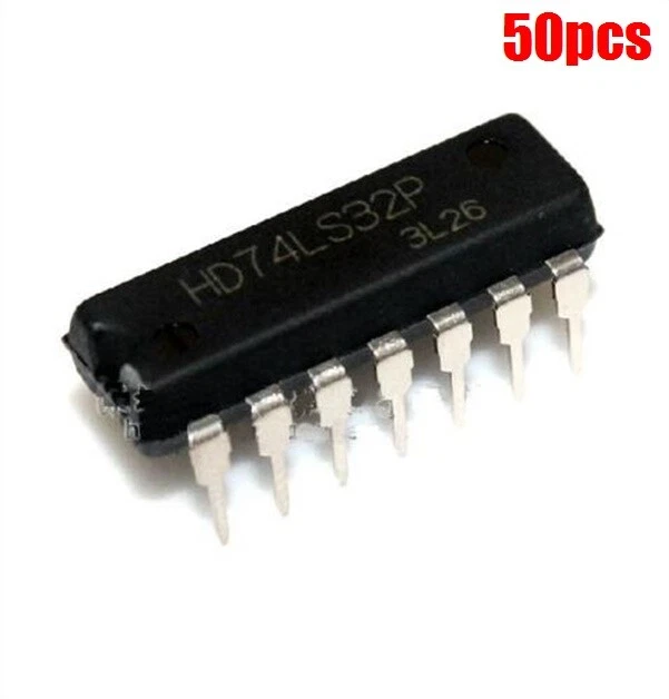 50PCS QUAD 2-INPUT Or Gate Hitachi HD74LS32P 74LS32 Dip Ic New cl $19. ...