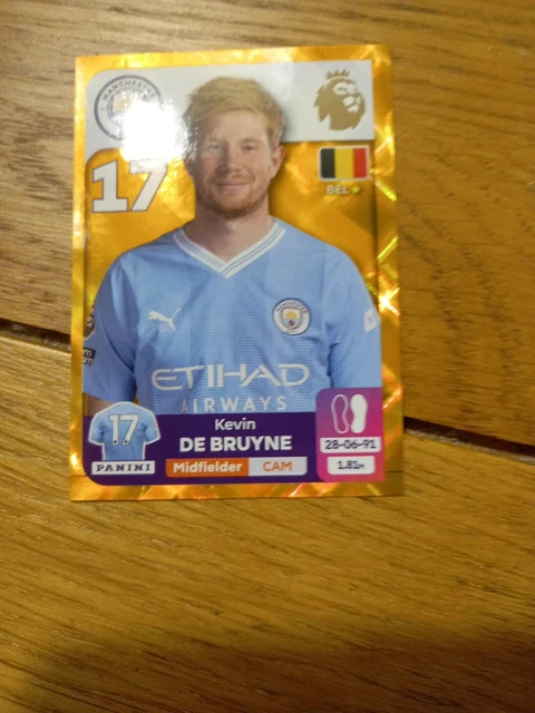 PANINI PREMIER LEAGUE 2024 KEVIN DE BRUYNE Orange Parallel EUR 5,10 ...