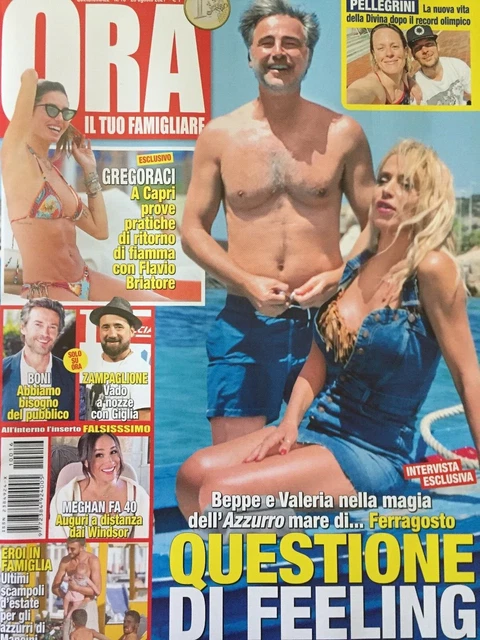 ORA 2021 16.BEPPE Convertini & Valeria Marini,Elisabetta Gregoraci,Alessio Boni EUR 17,99 ...