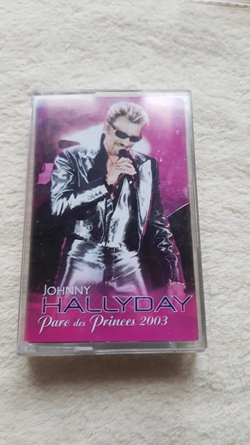 RARE CASSETTE K7 Audio Johnny Hallyday Parc Des Princes 2003 EUR 17,00 - PicClick FR