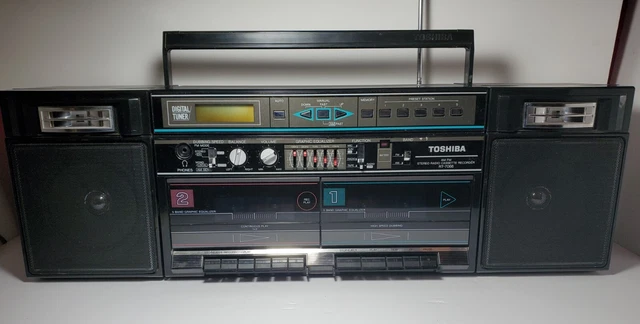 TOSHIBA AM/FM STEREO Radio Cassette Recorder Vintage Model RT-7066 Working $195.00 - PicClick CA