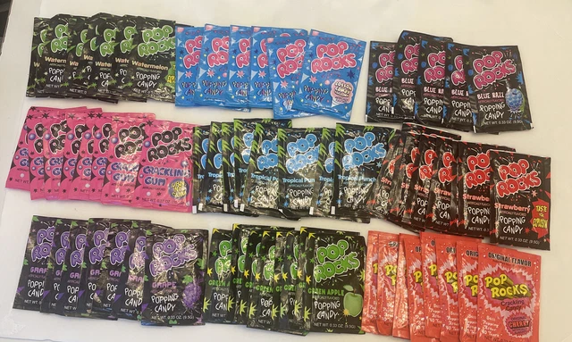 66 PK POP Rocks Candy Variety Pack!! 9 flavors!!! Exp 1/24 $54.99 ...