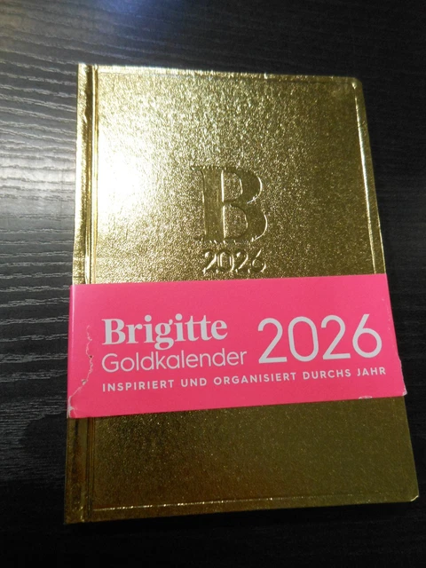 DUMONT - BRIGITTE Goldkalender 2026 - Taschenkalender im Buchformat EUR ...