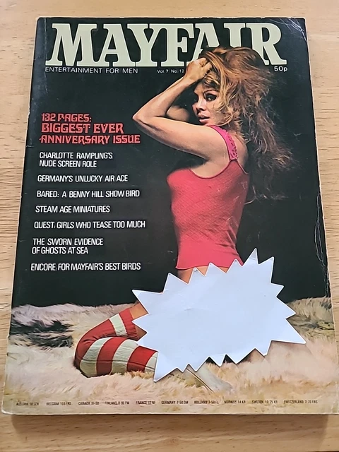 MAYFAIR MAGAZINE VOL.7 No.12 (1972) Charlotte Rampling,Penny Irving ...