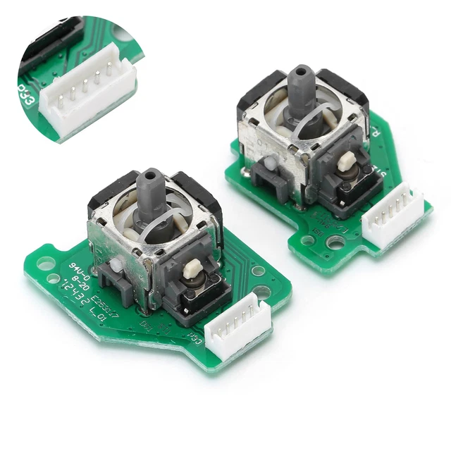 3D LEFT RIGHT Joystick Rocker Repair Analog Gamepad Replacement Module ...