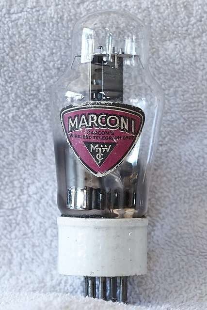 VINTAGE MARCONI ML6 10E/216 Wwii Military 1930'S Valve/Tube.avo Tested ...