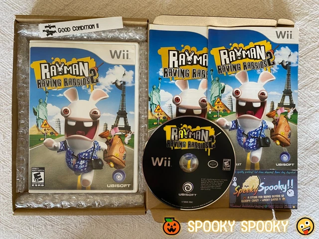 RAYMAN: RAVING RABBIDS 2 (Wii) NTSC-U/C USA! GC! HQ Packing! 1st Class ...