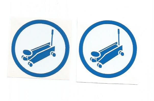 VAUXHALL VX220 VX220 TURBO JACKING POINT stickers decals (PAIR) LOTUS ...