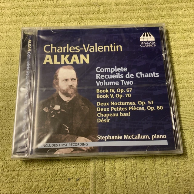 CHARLES-VALENTIN ALKAN: COMPLETE Recueils De Chants, Vol. 2 New Cd $25. ...