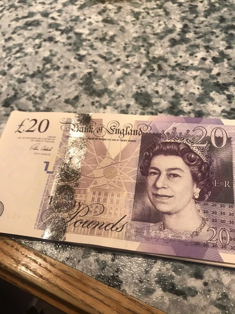 BANK OF ENGLAND (£20) Alte Zwanzig Pfund Banknote Adam Smith Brandneu ...