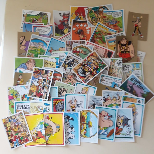 LOT 58 VIGNETTES Panini 60 ans BD Astérix Albert René 2019 EUR 2,99 ...