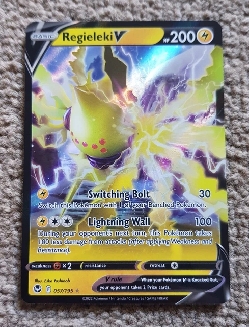 REGIELEKI V 057/195 - Silver Tempest Rare Pokemon Card 2022 EUR 3,54 ...