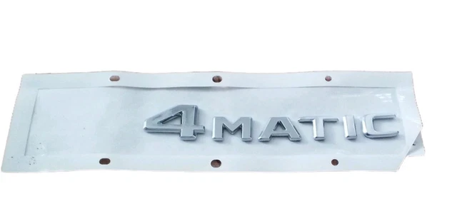 ORIGINAL MERCEDES 4MATIC Schriftzug Silber Logo Embleme Heck Neu 4 ...