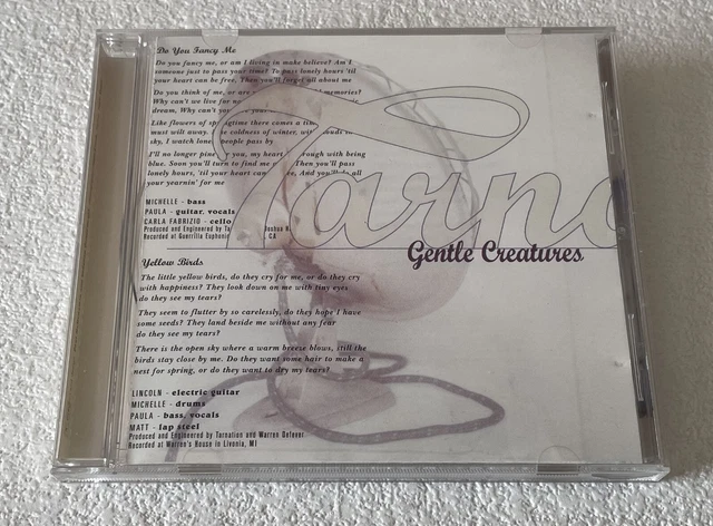 TARNATION~GENTLE CREATURES~1995 UK 15-Track Cd Album~4Ad Cad 5010 Cd ...