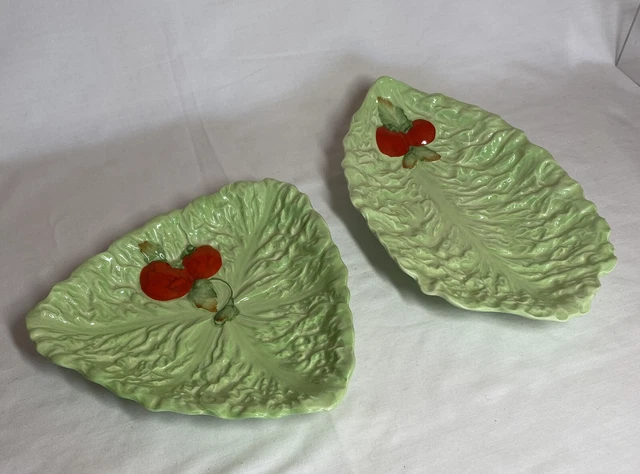 VINTAGE CARLTON WARE Australian Design Tomato Pattern Leaf Shape ...