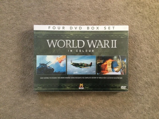 WORLD WAR II in Colour - Four DVD Box Set - Brand EUR 7,04 - PicClick IT