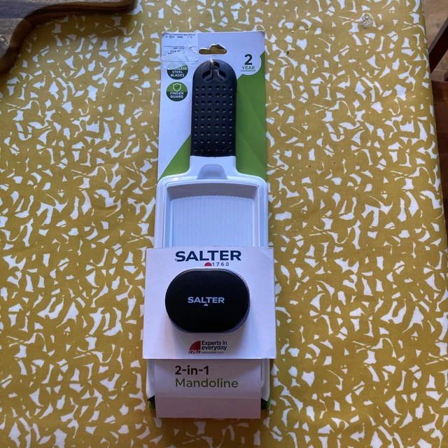 SALTER 2-IN-1 MANDOLINE slicer and grater new £8.66 - PicClick UK