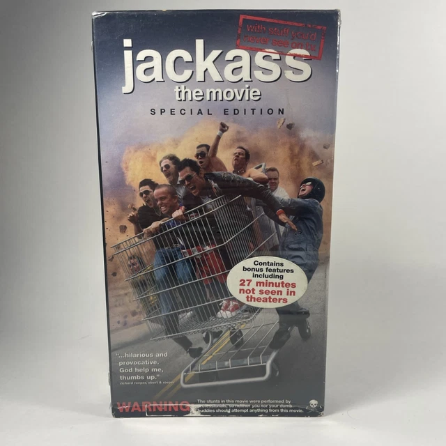 JACKASS THE MOVIE Special Edition VHS 2003 Johnny Knoxville Steve O ...