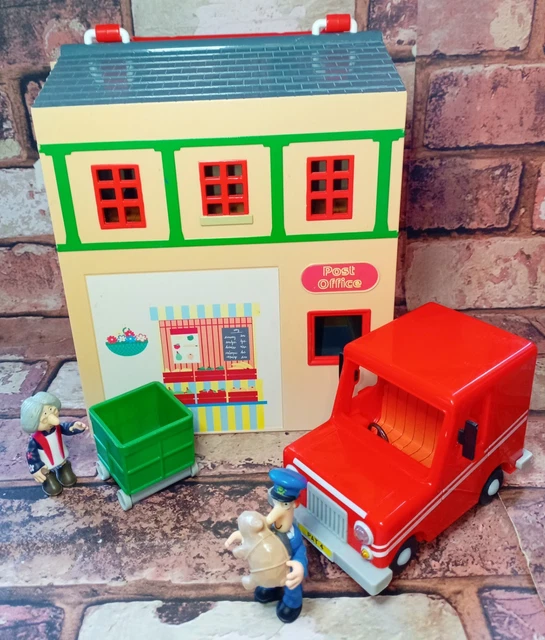 POSTMAN PAT DELUXE Pencaster Post Office Sorting Office,Accessories Van ...