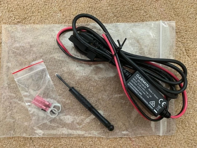 GENUINE GARMIN ZUMO XT Power Cable Part Number 320-01404-00 £24.99 ...
