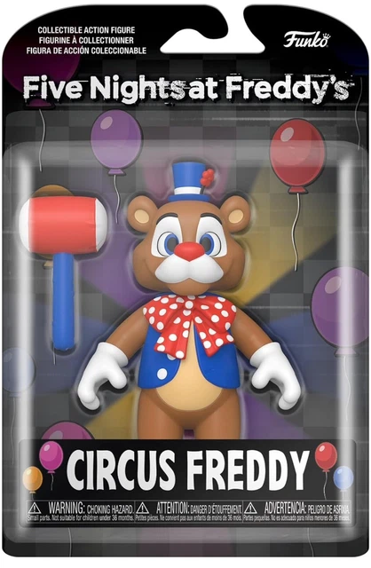 FUNKO ACTION FIGURE Five Nights Freddy's FNAF SB Circus Freddy Fazbear ...