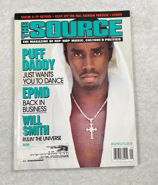 The Source Magazine 96 September 1997 Puff Daddy Epmd Rakim Will Smith