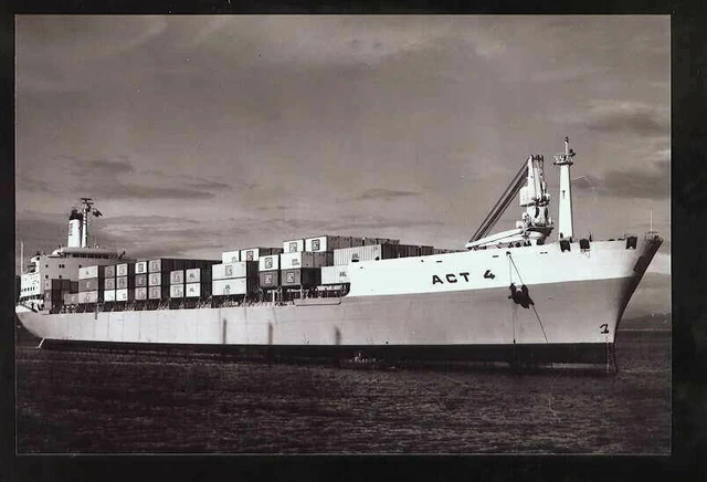 RP00272 - ACT Container Ship - ACT 4 , built 1971 - print 6x4 £2.20 ...