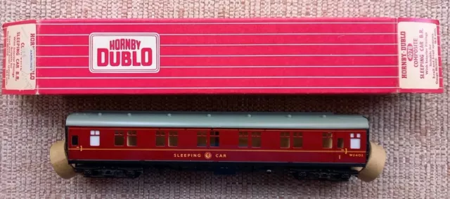 HORNBY DUBLO 4078 Composite Sleeping Car B.R. In Original Box. VGC. 00 ...