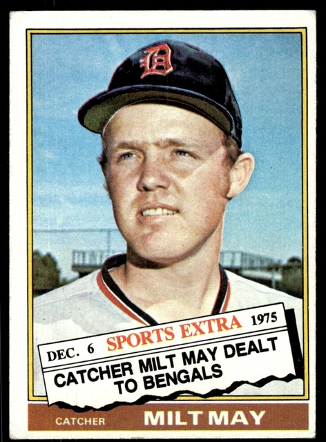 1976 TOPPS TRADED #532T Milt May - Tigers de Detroit EUR 1,92 - PicClick FR
