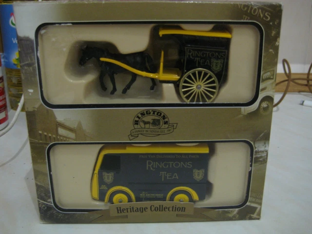RARE RINGTONS TEA Heritage Collection Diecast Display Electric & Horse ...